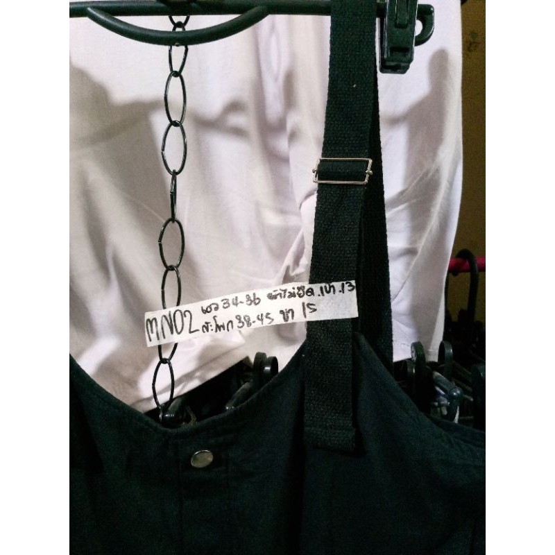 รหัส MN02เอี้ยมกางเกงขาสั้น ผ้าไม่ยืด มือสอง ไซร์ใหญ่ ขนาดรอบเอว34-36 ...