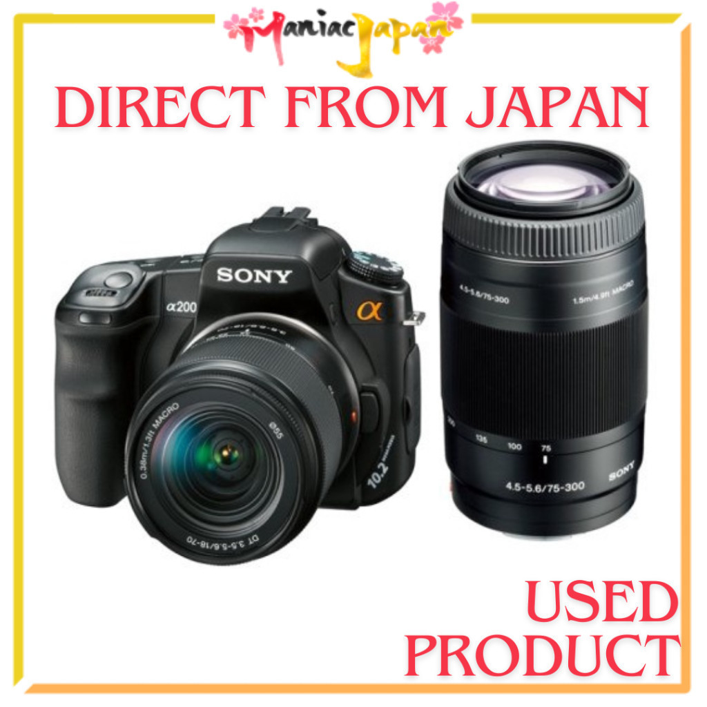 [ กล้องมือสองจากญี่ปุ่น ] [ กล้อง DSLR ] Sony Digital SLR Camera W Zoom ...