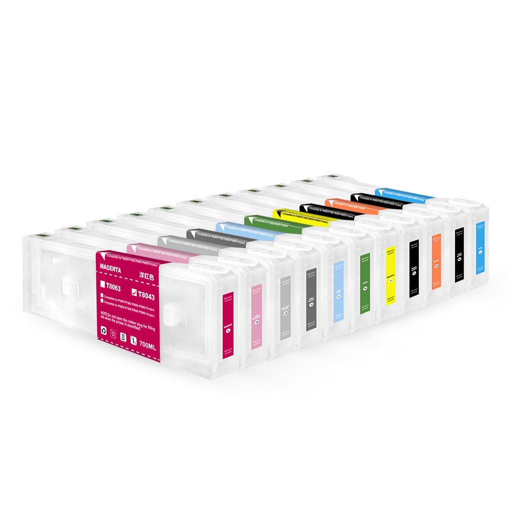 Ocbestjet T8041-T8049 Empty Refillable Ink Cartridge for Epson ...