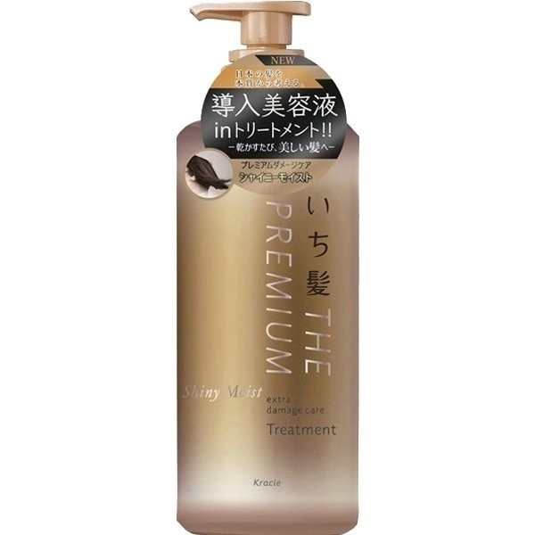 KRACIE ICHIKAMI THE PREMIUM Extra Damage Care Treatment Pump Body Shine moist 480g Direct from ...