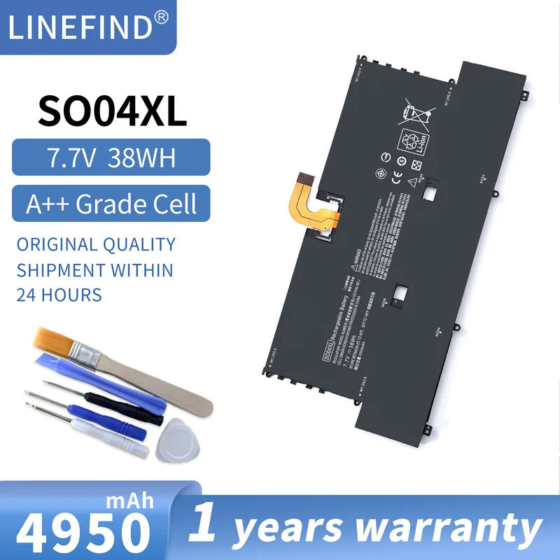 แบตเตอรี่แล็ปท็อป SO04XL สำหรับ HP Spectre 13 13-V016TU 13-V015TU 13 ...