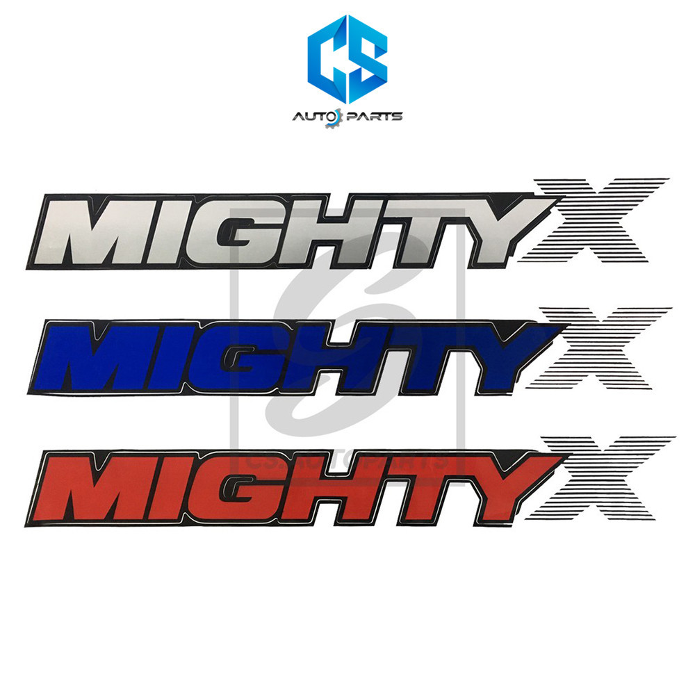 สติ๊กเกอร์ MIGHTY X - TOYOTA MIGHTY X ปี92-94 (ติดข้างท้ายกระบะ) | Shopee Thailand