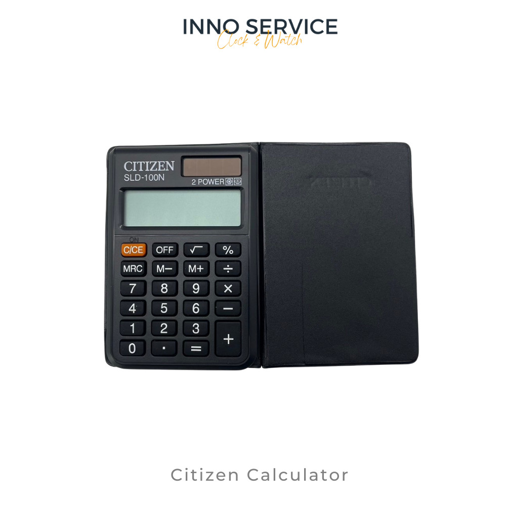 Citizen เครื่องคิดเลข รุ่น SLD-100N สีดำ เครื่องคิดเลขพกพา 8 หลัก ...