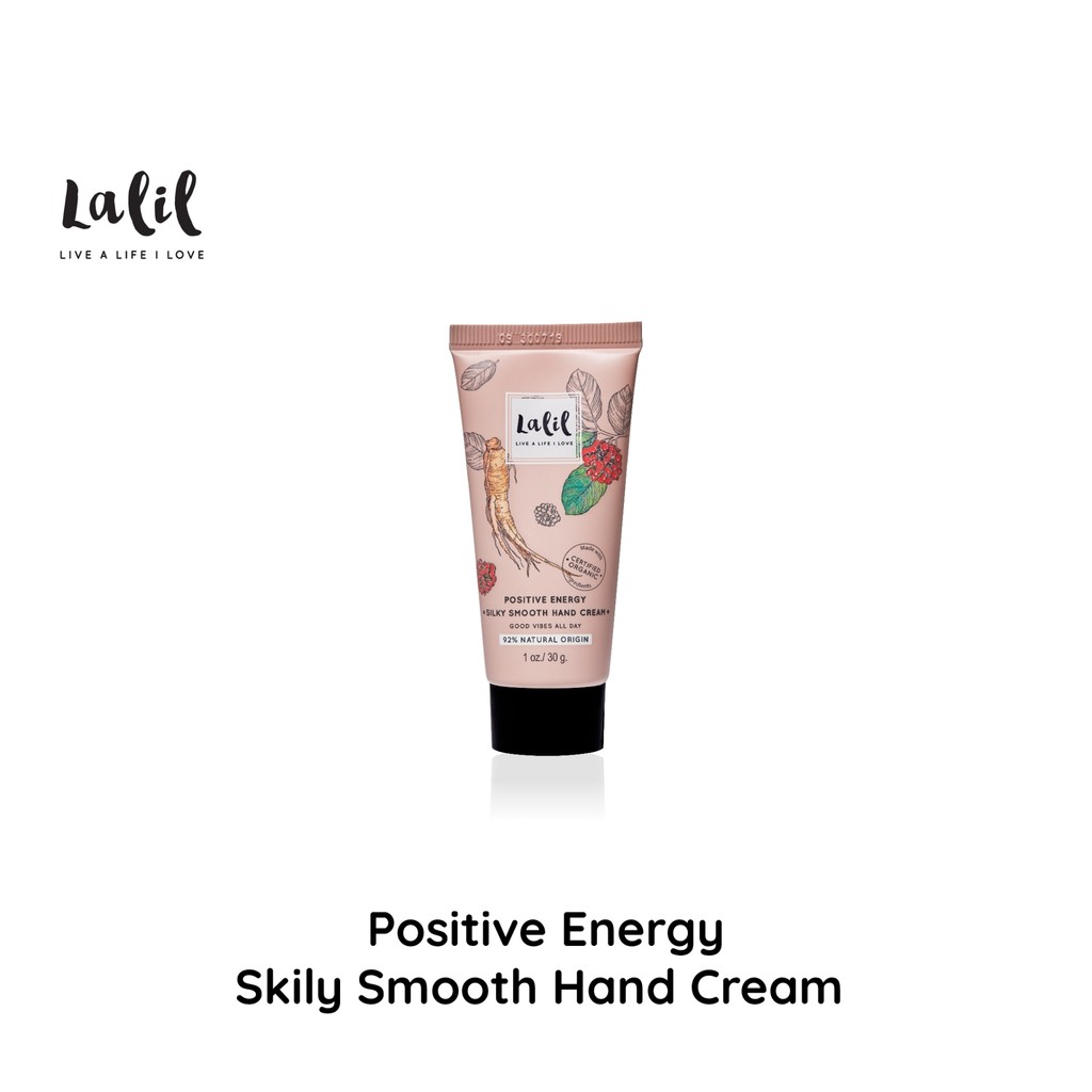 LALIL Positive Energy Silky Smooth Hand Cream 30g (ครีมบำรุงผิวมือนุ่ม ...