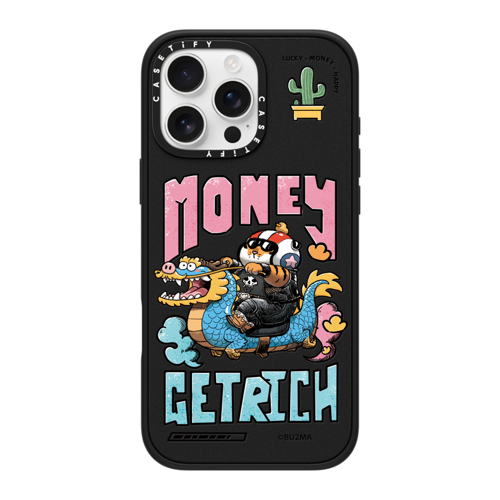 CASETiFY | MONEY GET RICH BY BU2MA #เคสกันกระแทก For iPhone 16 Series ...