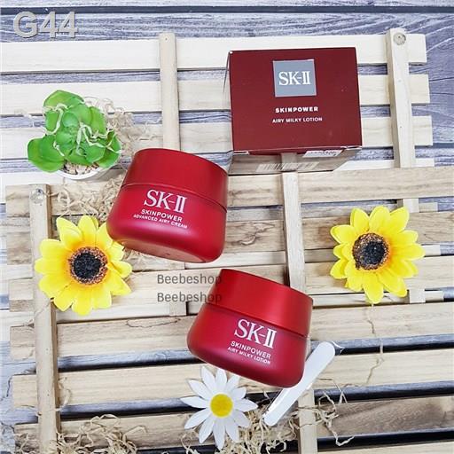 ☇สูตรใหม่ SK-II SKINPOWER Airy Milky Lotion & ADVANCED Airy Milky Cream 50g & 80g ครีมบำรุงผิว ...