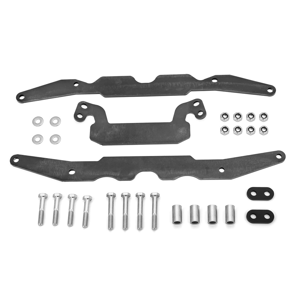 77U ATV Accessories For Yamaha 2016-2023 Grizzly 700 Black 2 Inch Full ...