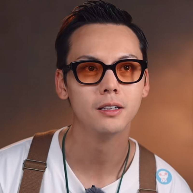 แว่นกรองแสง Chen Weiting เดียวกันปี 2022 ใหม่ GM tan sunglasses ผู้หญิง ...