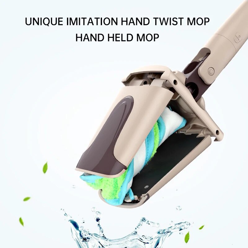72b 2022 New Imitation hand-squeezed water mop X-type rotary mop hands ...