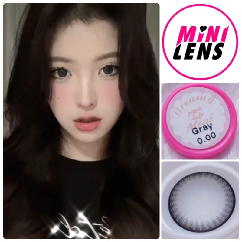 คอนแทคเลนส์ รุ่น Mini Dreamy/ Mini Alice สีเทา/ตาล/ดำ Gray/Brown/Black ...