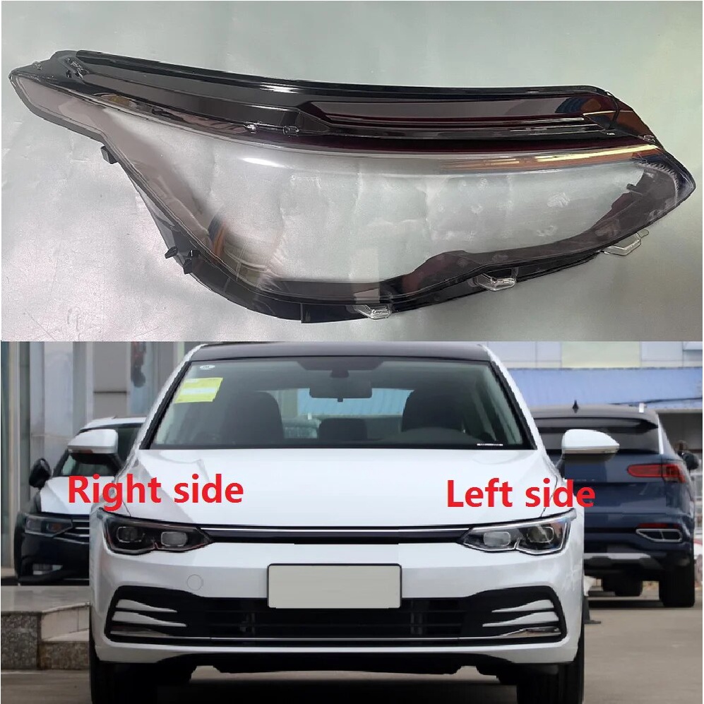 10N Headlamp Lens For Volkswagen VW Golf 8 R-Line GTI 2021 2022 ...
