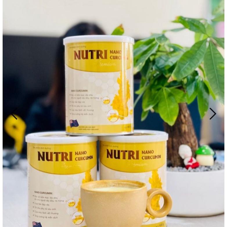 NUTRI NANO CURCUMIN 400g นมสำหรับคนเป็นโรคระบบย่อยอาหาร โรคกระเพาะอาหาร ...