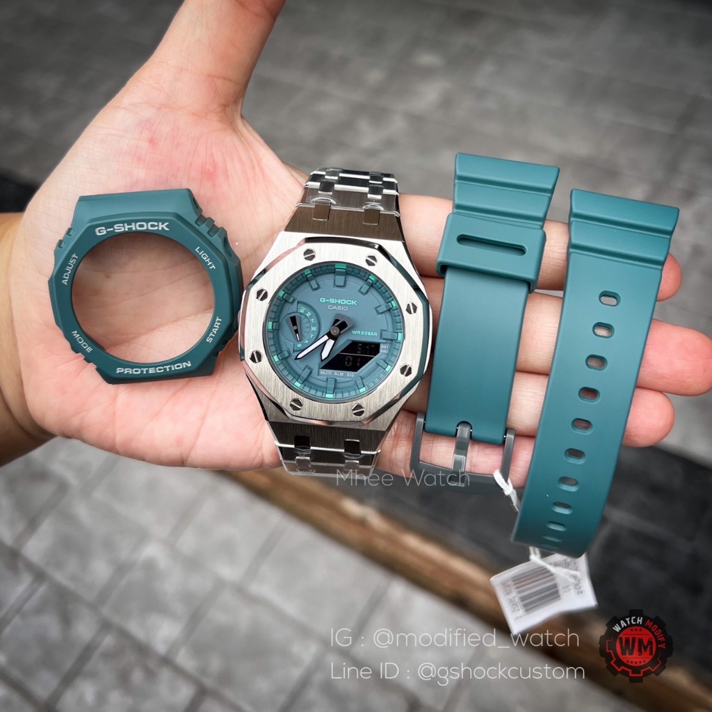 G-SHOCK Mini Casioak GMA-S2100 with Stainless Pastel Color 42MM ...