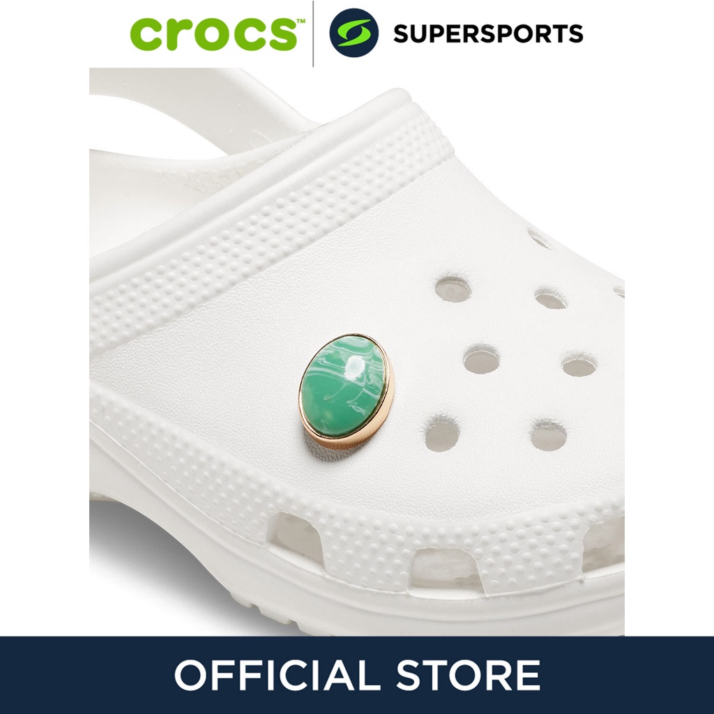 CROCS Jibbitz Green Oval ตัวติดรองเท้า | Shopee Thailand