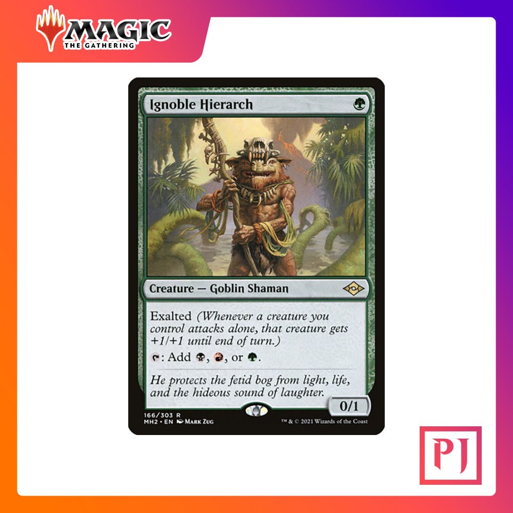 [MTG] Ignoble Hierarch [MH2] [GREEN] [RARE] [NORMAL] [ENG] (การ์ดเมจิค ...