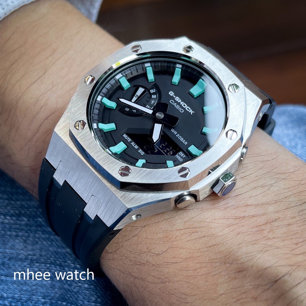 G-Shock AP Casioak Black&Blue Dial with Rubber Strap Gen4 (plus ...