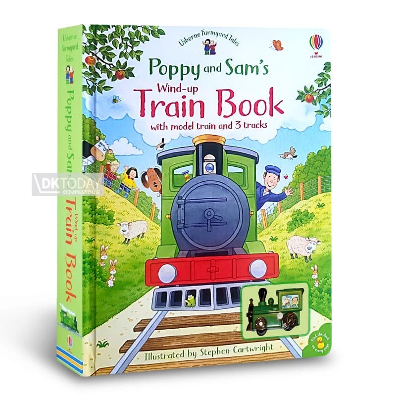 DKTODAY หนังสือ USBORNE POPPY AND SAM'S WIND-UP TRAIN BOOK (AGE3 ...