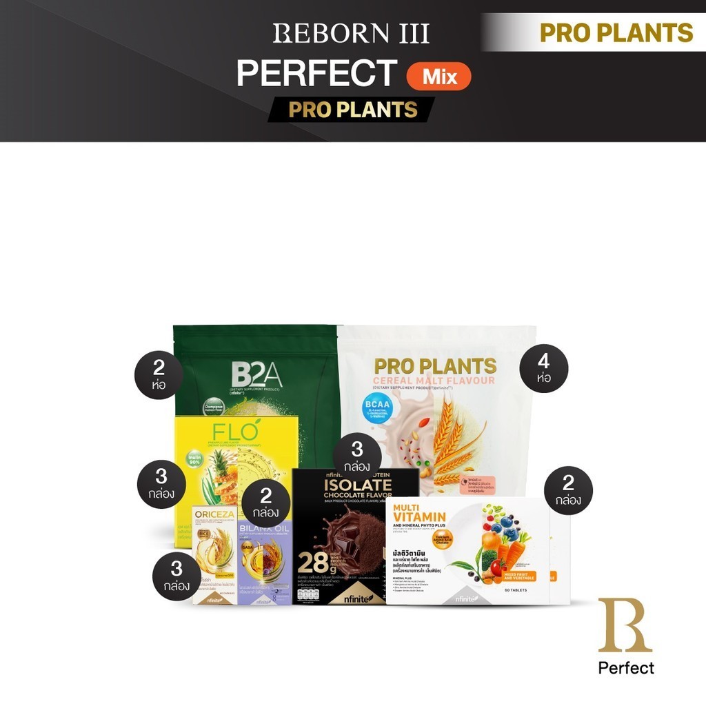 Reborn III Perfect Mix (PRO PLANTS CEREAL MALT) | Shopee Thailand