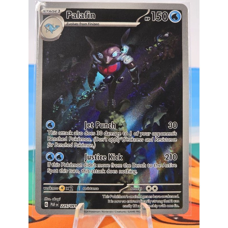 Pokemon Card "Palafin AR 225/091" ENG Paldean Fates | Shopee Thailand
