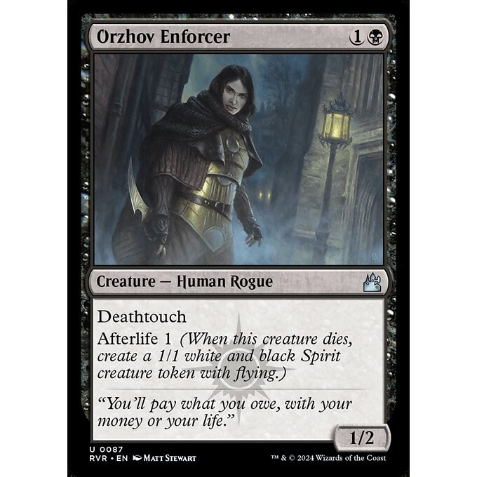 [Ravnica Remastered] - [RVR] - [Orzhov Enforcer] - (U) - [2024 ...