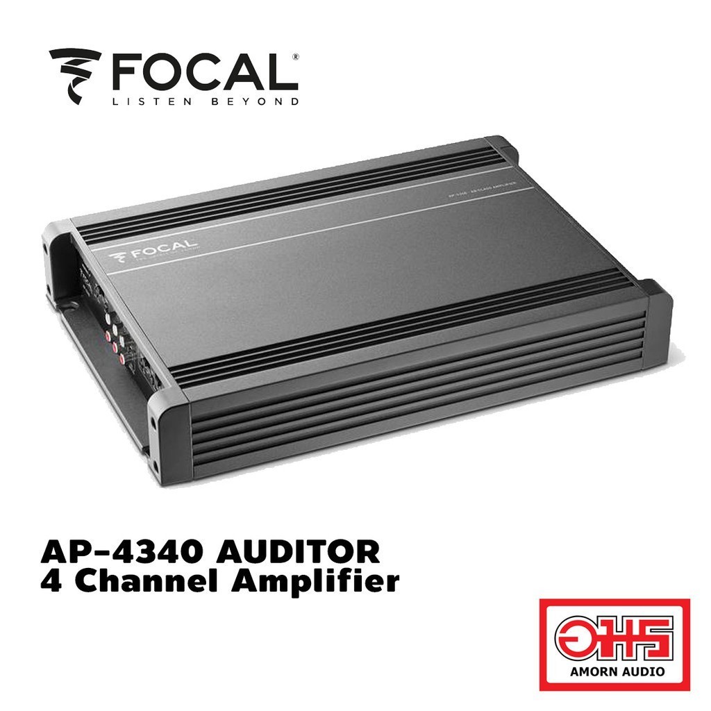 FOCAL AP-4340 AUDITOR 4 Channel Amplifier 70wx4 แชนแนล RMS (4 โอห์ม ...