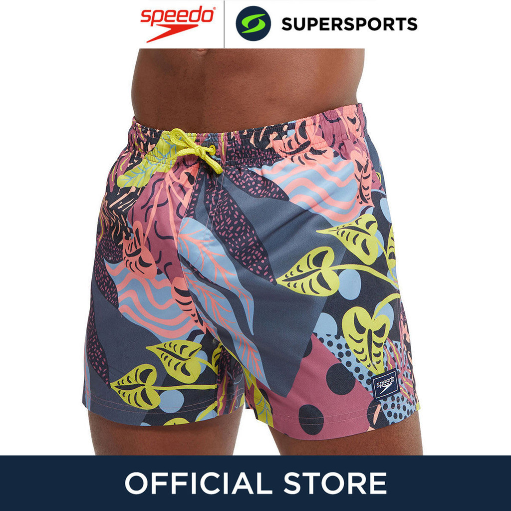 SPEEDO Digital Printed Leisure 14" กางเกงว่ายน้ำขาสั้นผู้ชาย | Shopee ...