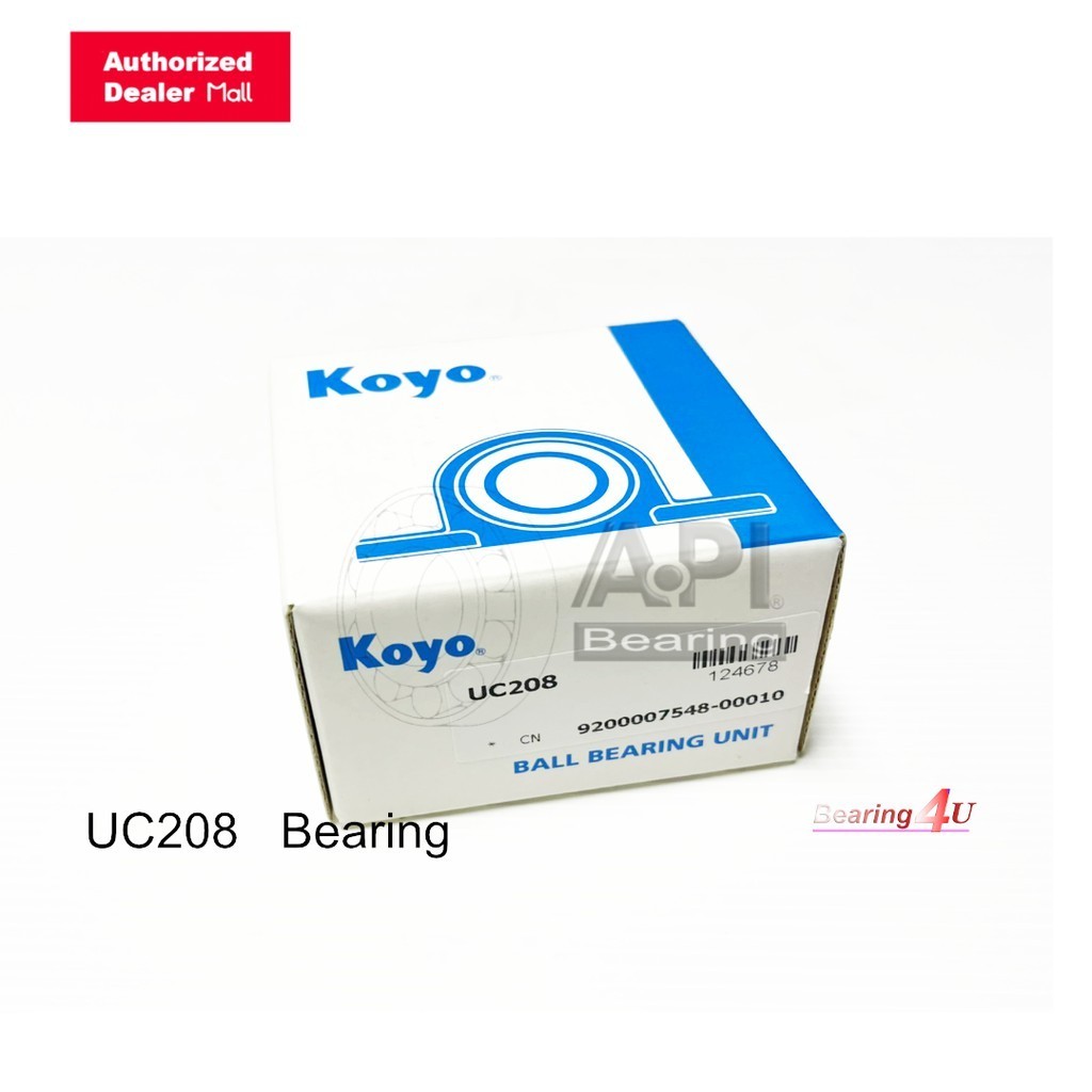 Koyo Pillow Block UC208 D ลูกปืนตุ๊กตา ตลับลูกปืนตุ๊กตา UC208 D ตลับลูกปืน Bearing Units UC 208 ...