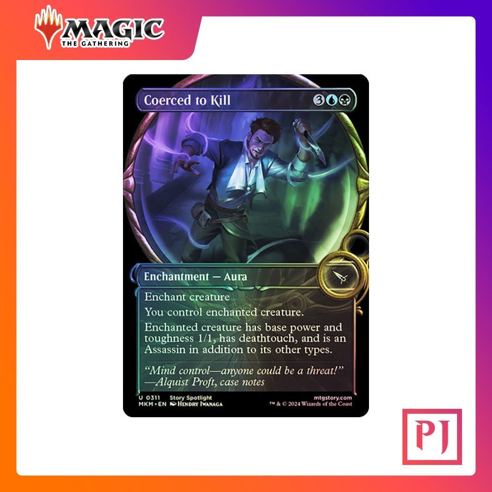 [MTG] Coerced to Kill (Showcase) [MKM] [MULTI] [UNCOM] [FOIL] [ENG ...