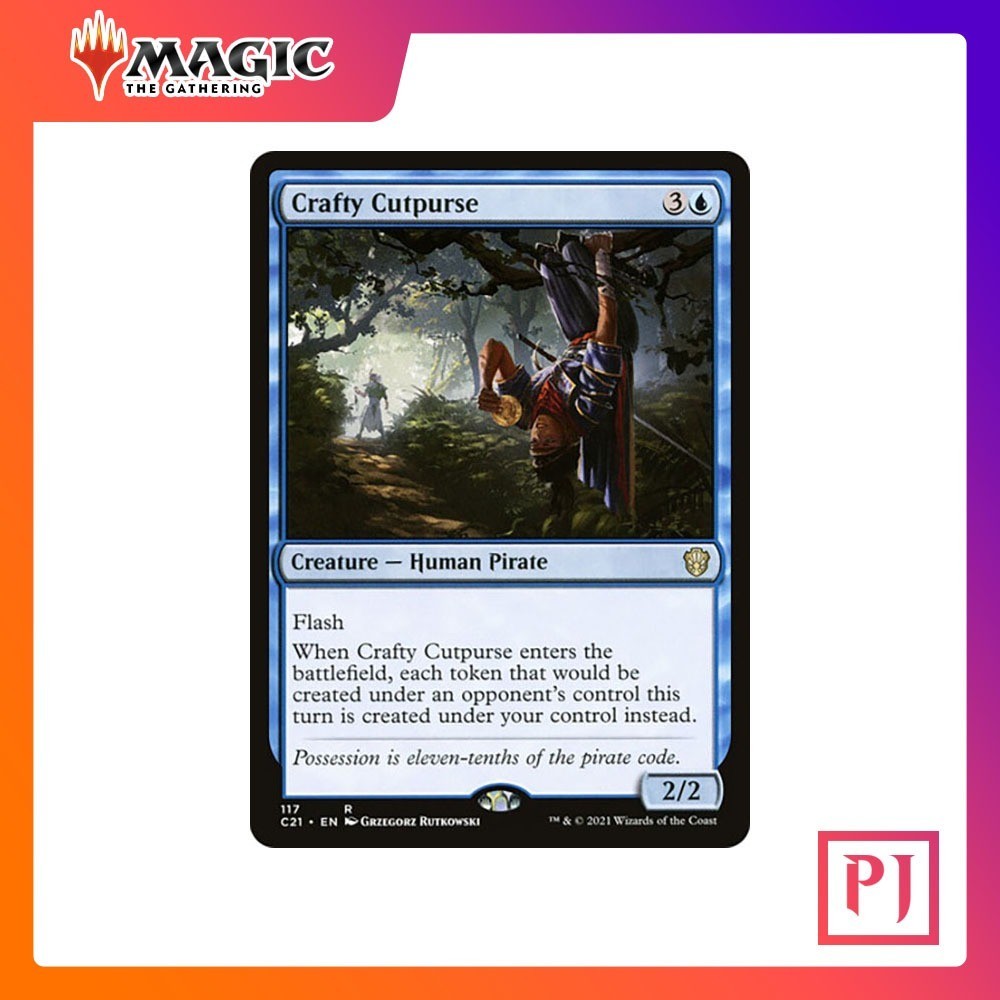 [MTG] Crafty Cutpurse [CMR] [BLUE] [RARE] [NORMAL] [ENG] (การ์ดเมจิค ...