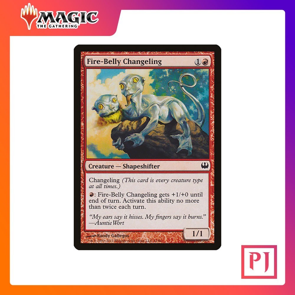 [MTG] Fire-Belly Changeling [DDG] [RED] [COMMON] [NORMAL] [ENG] (การ์ด ...