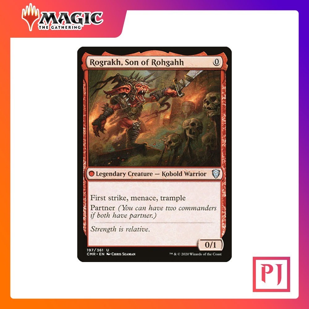 [MTG] Rograkh, Son of Rohgahh [CMR] [RED] [UNCOM] [NORMAL] [ENG] (การ์ด ...
