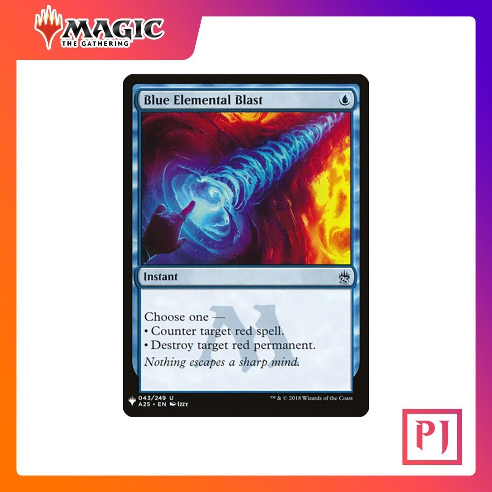[MTG] Blue Elemental Blast [MB1] [BLUE] [UNCOM] [NORMAL] [ENG] (การ์ดเม ...