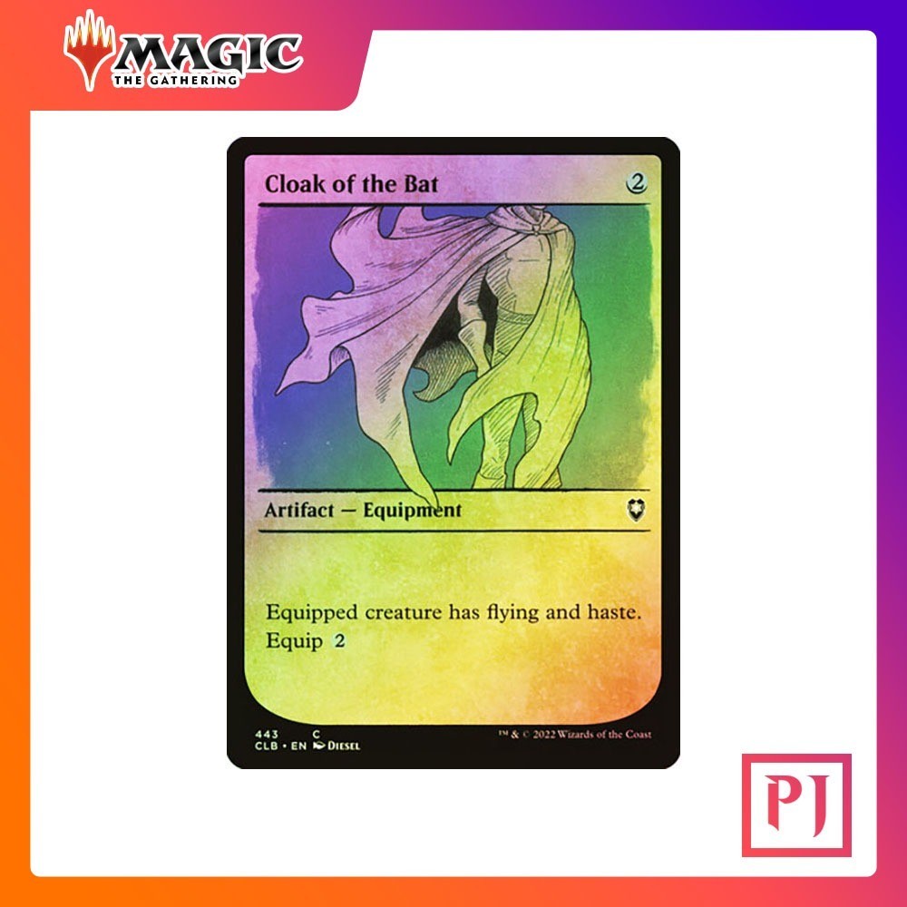 [MTG] Cloak of the Bat (Showcase) [CLB] [ARTIFACT] [COMMON] [FOIL] [ENG ...