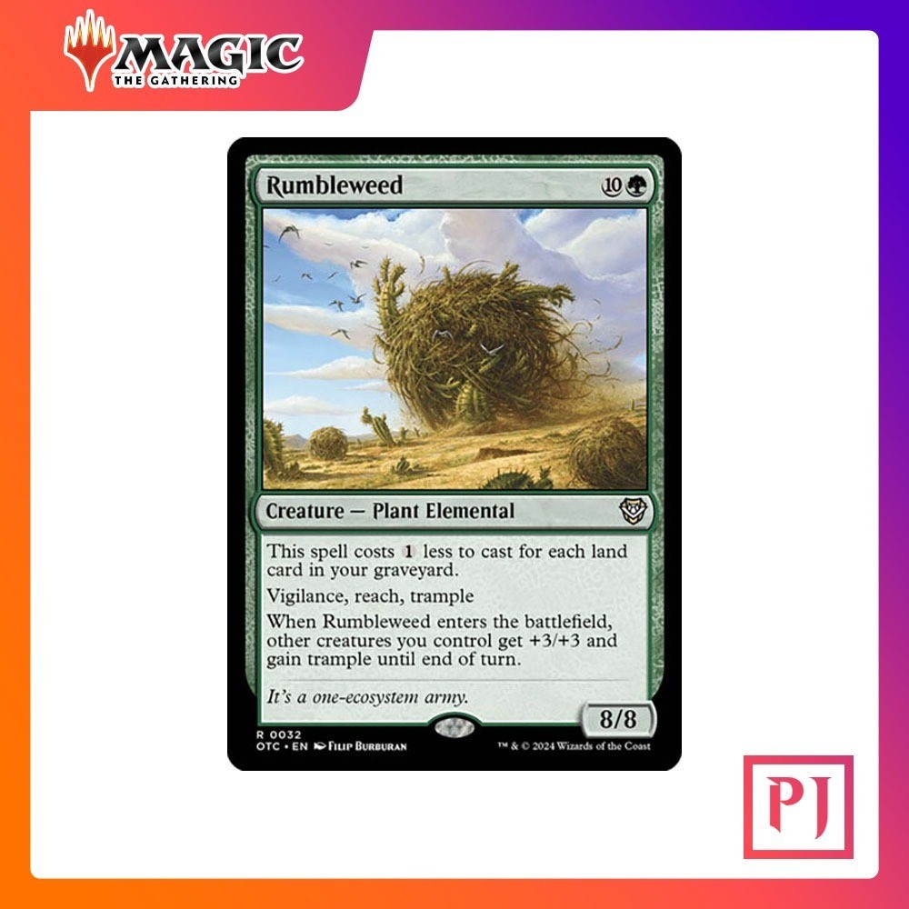 [MTG] Rumbleweed [OTC] [GREEN] [RARE] [NORMAL] [ENG] (การ์ดเมจิค / Magic the Gathering) | Shopee ...
