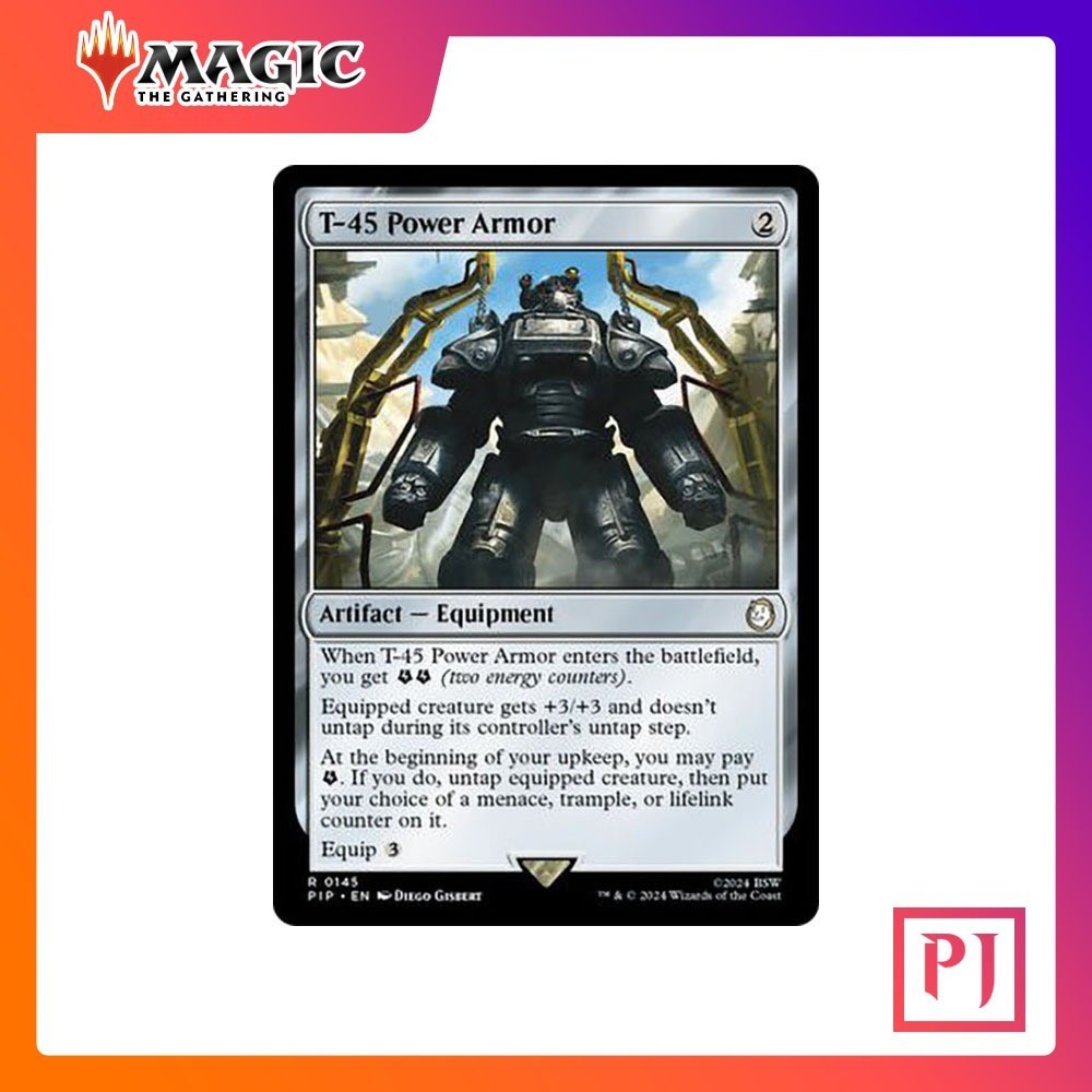 [MTG] T-45 Power Armor - Fallout Commander [PIP] [ARTIFACT] [RARE ...