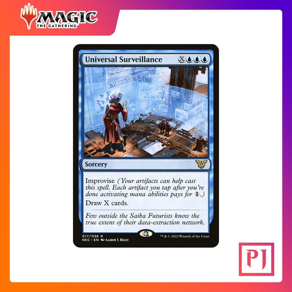 [MTG] Universal Surveillance [NEC] [BLUE] [RARE] [NORMAL] [ENG] (การ์ด ...
