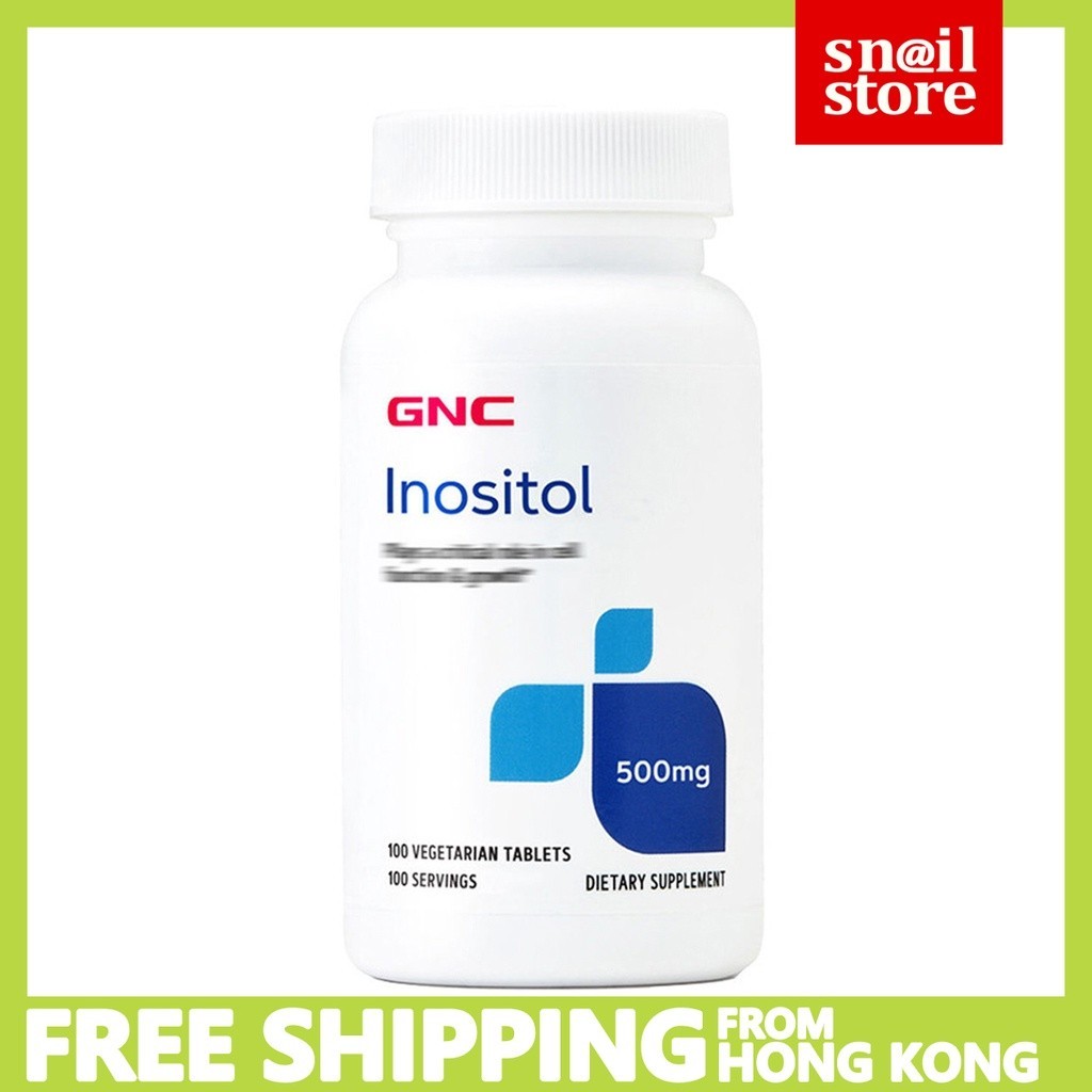 GNC Inositol 500mg （EXP 2027）100 Tablets อิโนซิทอล 500มก. 100 แคปซูล ...