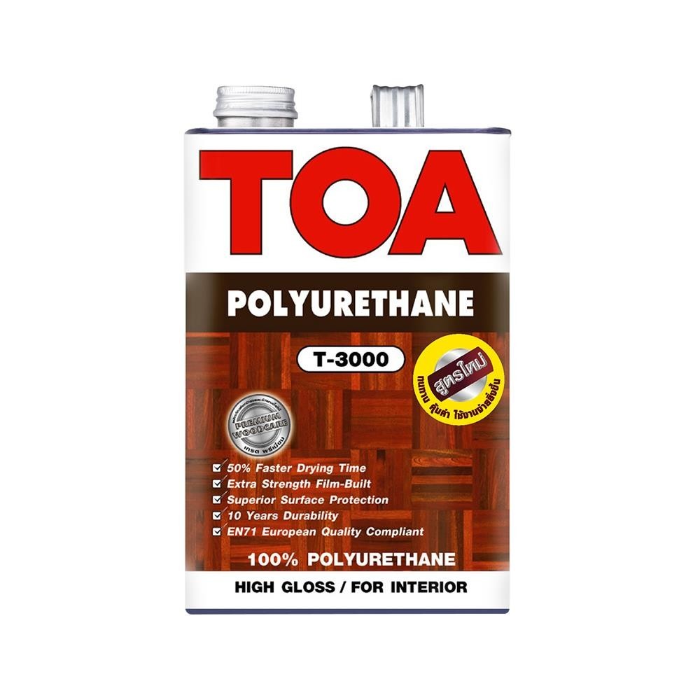 HomePro โพลียูรีเทนภายใน T-3000 เงา 1 แกลลอน แบรนด์ TOA | Shopee Thailand