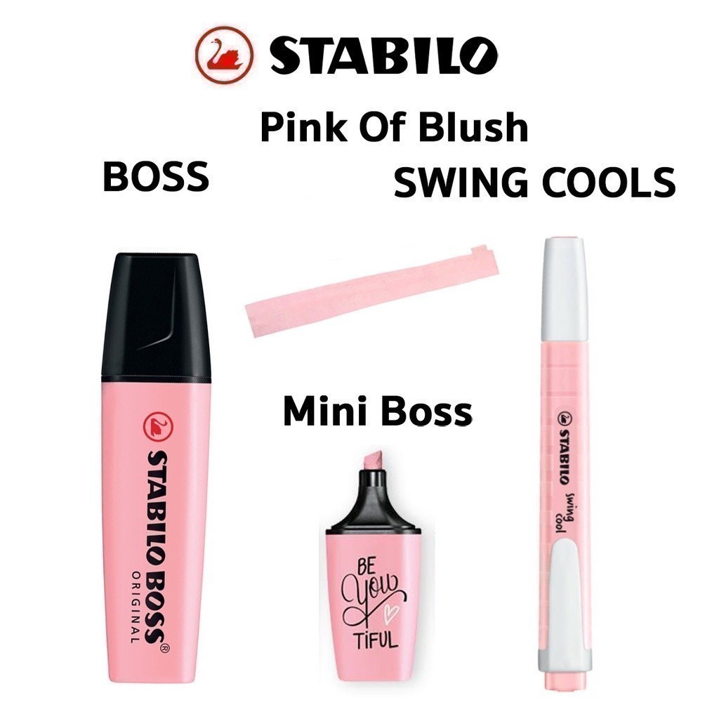 ปากกาเน้นข้อความ Stabilo Boss / Boss Mini / Swing Cool Pastel | Shopee ...