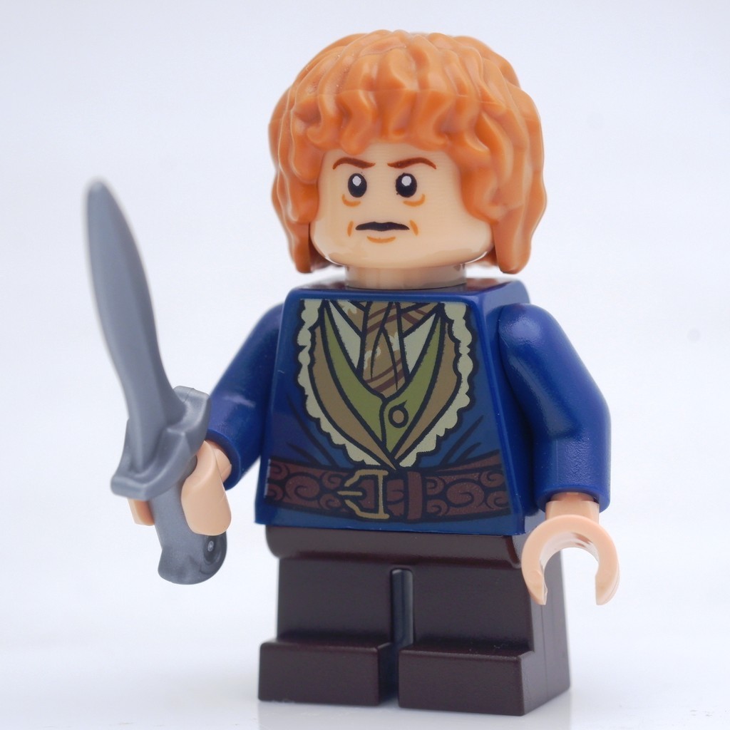LEGO Bilbo Baggins Dark Blue Coat Lord Of The Rings and Hobbit | Shopee ...