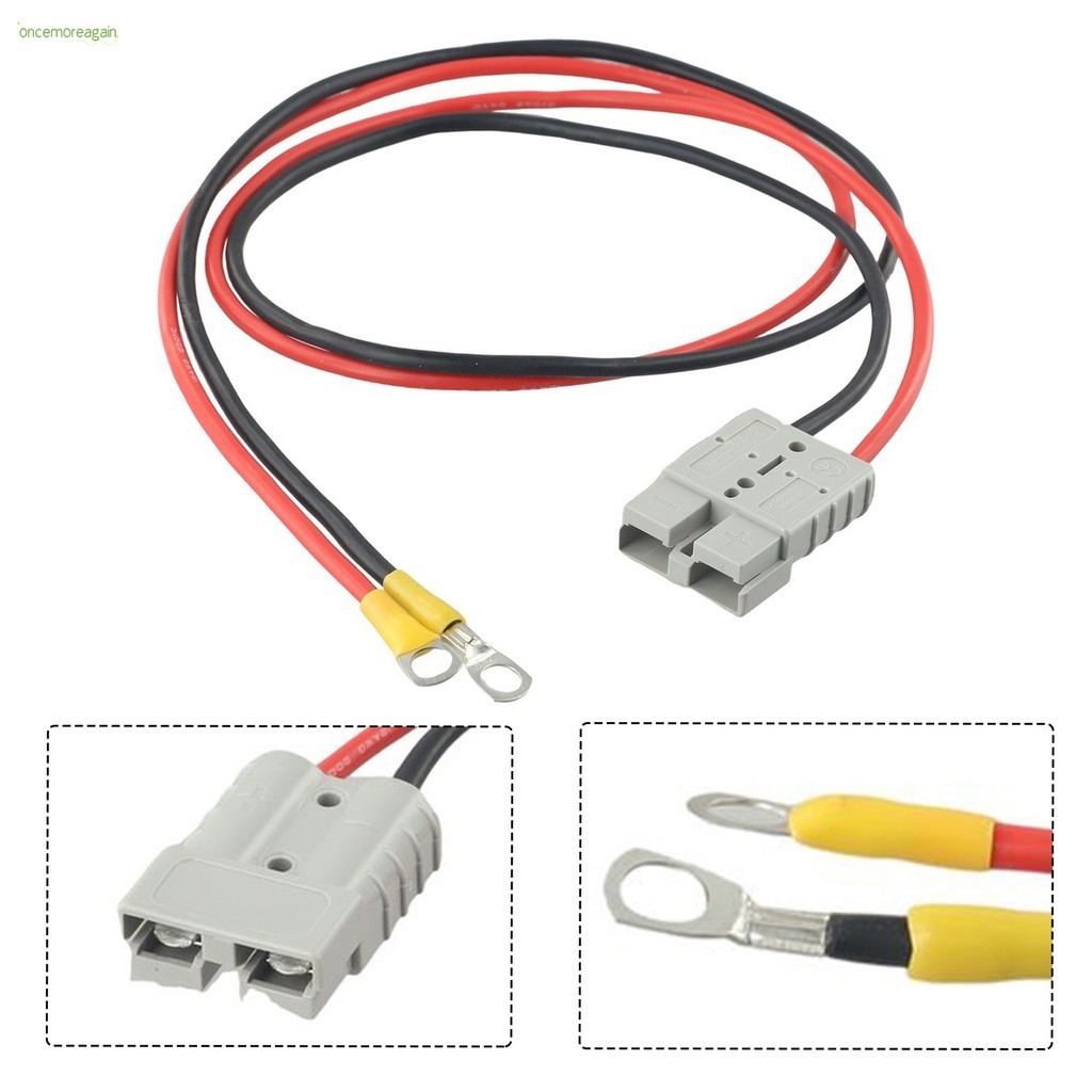 【ONCEMORG 】 50a สําหรับ Anderson Plug Lead to Lug M8 Terminal Battery ...