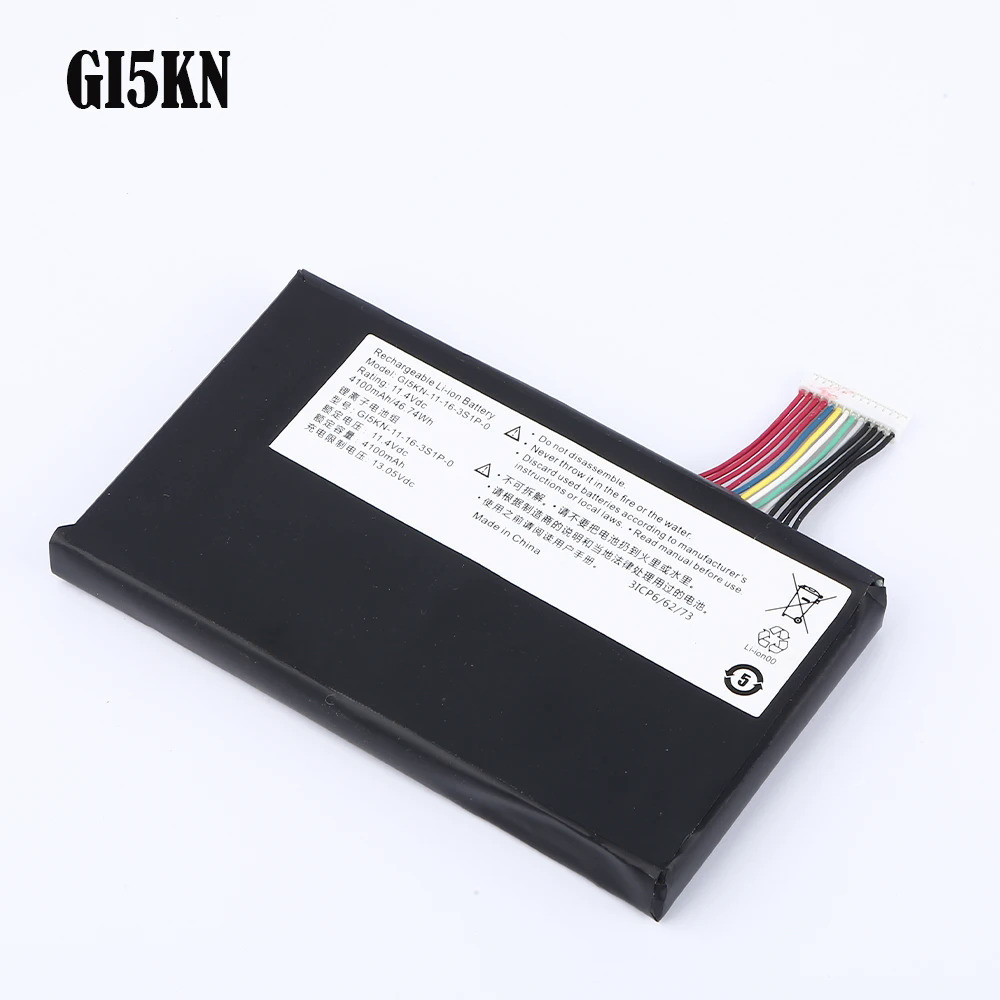 GI5KN-00-13-3S1P-0เปลี่ยนแบตเตอรี่แล็ปท็อปสำหรับ Hasee Z7M-i7 R0 Z7M-SL7 GI5KN-11-16-3S1P-0 D1 ...