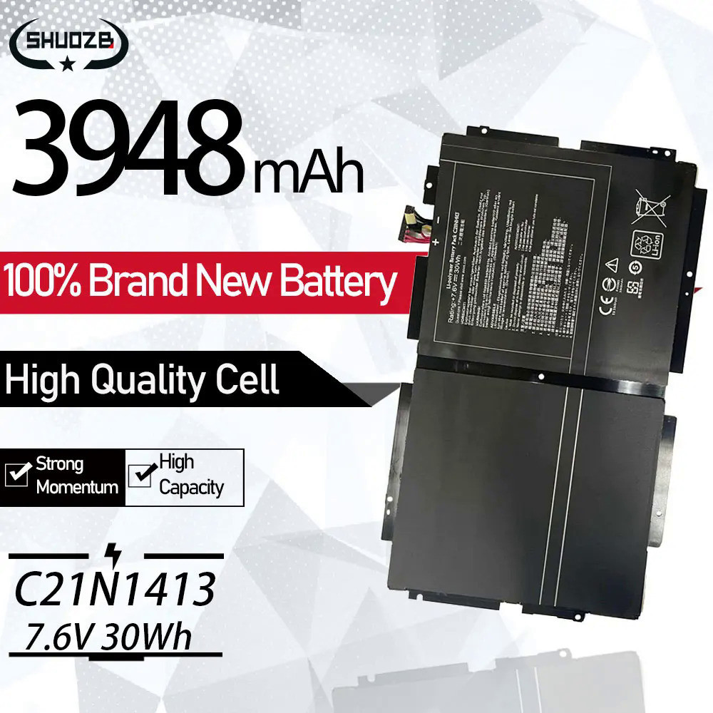 New C21N1413 Laptop Battery For Asus Transformer Book T300 T300FA ...