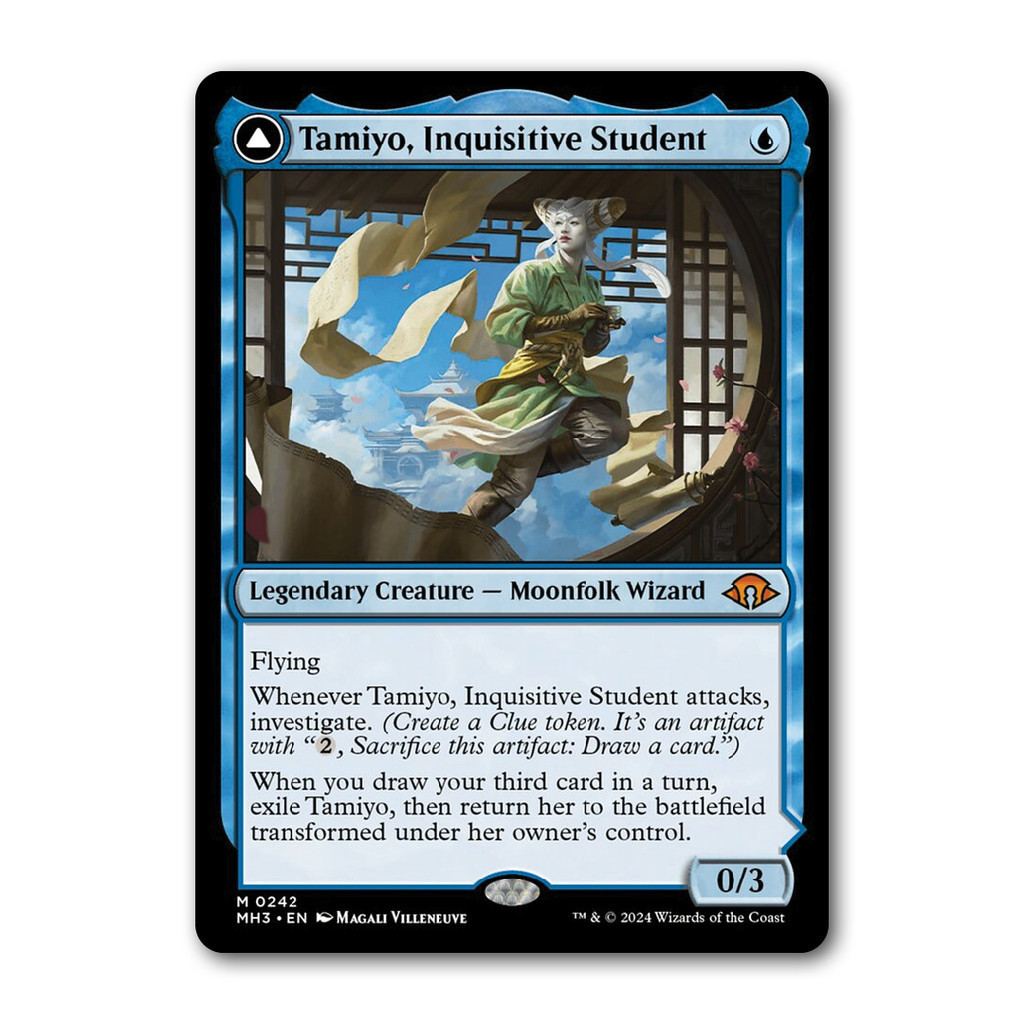 [MTG] Tamiyo, Inquisitive Student // Tamiyo, Seasoned Scholar [MH3 ...