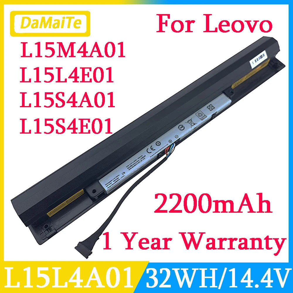 L15L4A01แบตเตอรี่ L15L4E01สำหรับ Lenovo Ideapad 100-14IBD 100-15IBD 110 ...
