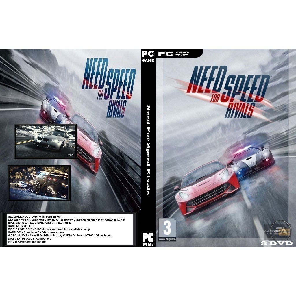 แผ่น Game PC Need For Speed Rivals (3DVD) | Shopee Thailand