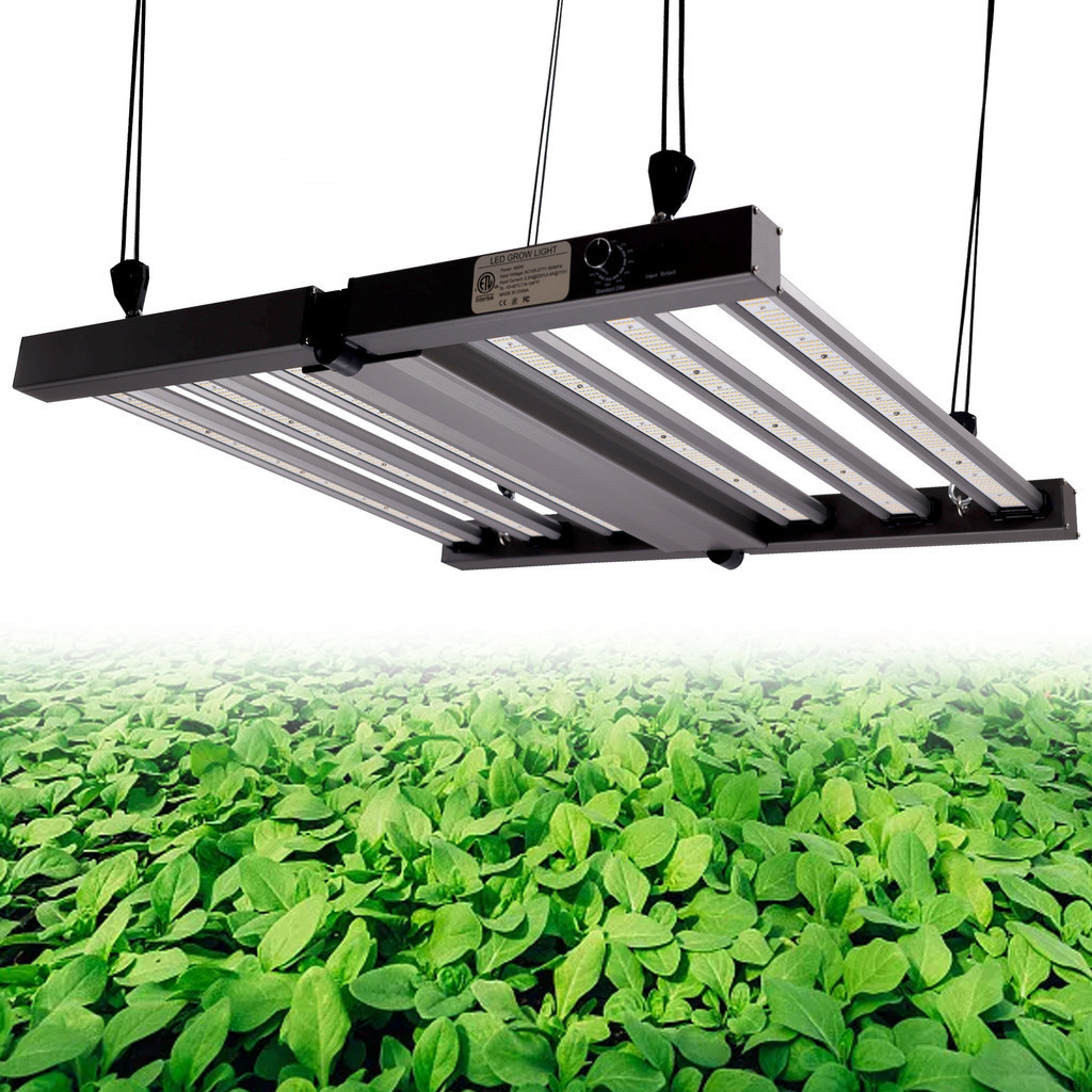 Foldable Grow Light Led 320W 4Bars LM301B 1 Way Dimming Full Spectrum ...