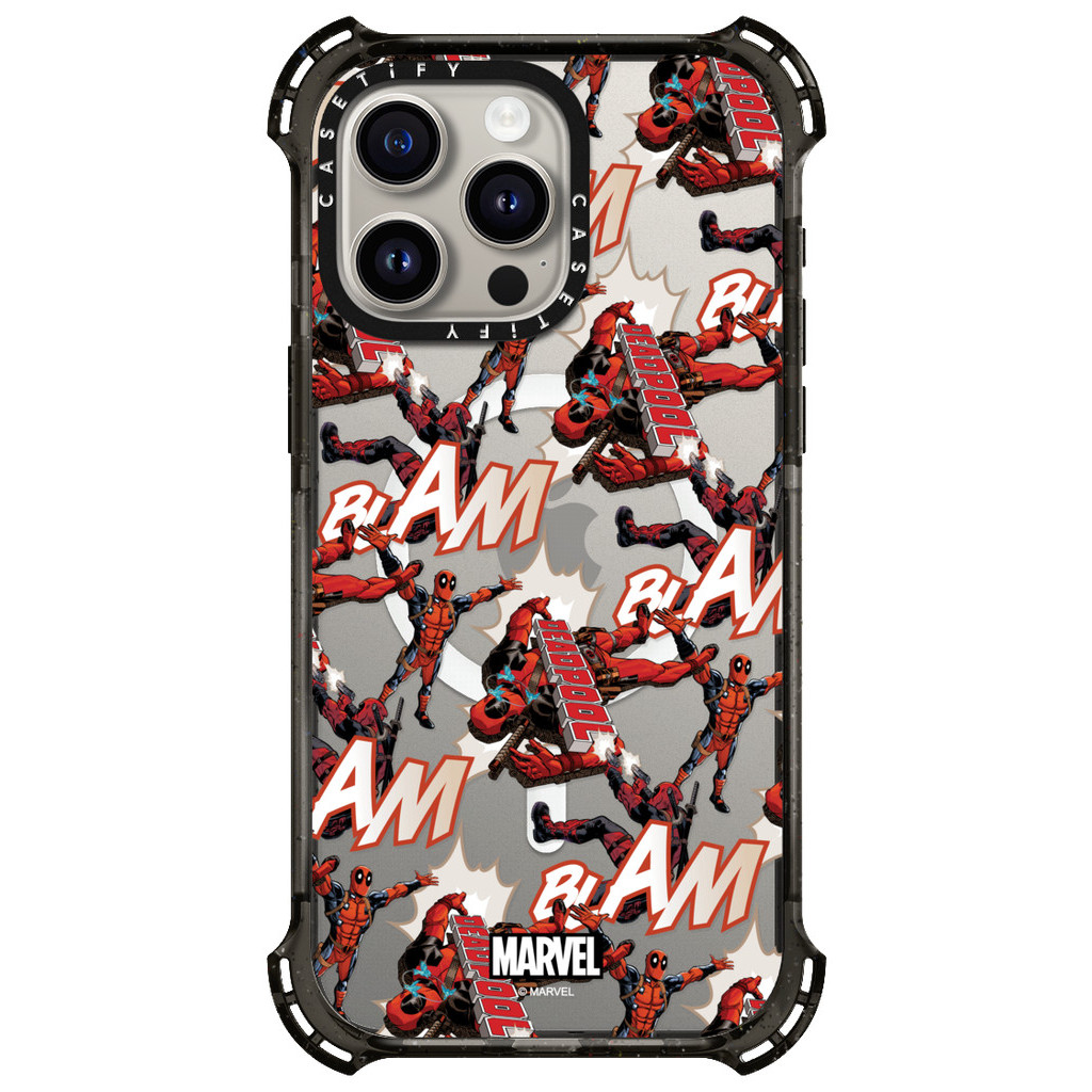 [พร้อมส่ง] CASETiFY | Deadpool x Wolverine Deadpool Pattern Case ...