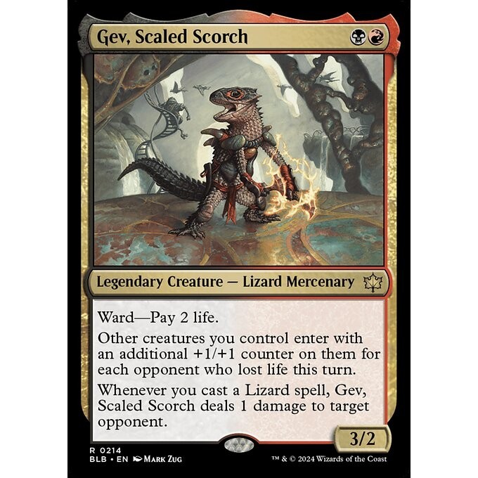 [Bloomburrow] - [BLB] - (R) - [Gev, Scaled Scorch] - [2024] | Shopee Thailand