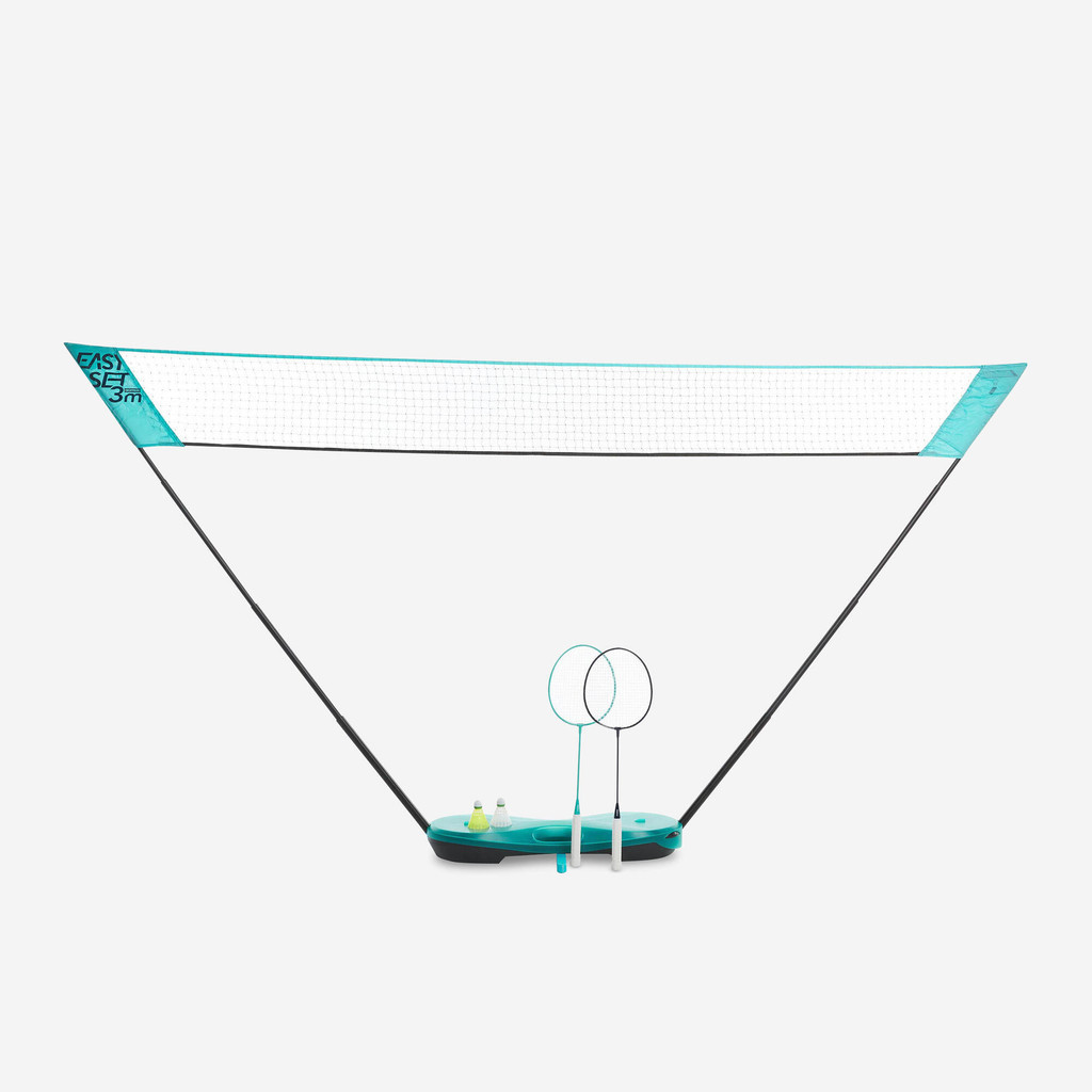 PERFLY - ชุดอุปกรณ์เล่นแบดมินตันรุ่น EASY SET ขนาด 3 ม. (สีเขียว ...